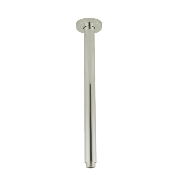 Pentro Brushed Nickel Round Ceiling Shower arm 400mm - SLE Kitchen ...